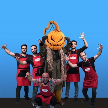 MASKOT | SCARECROW PUMPKIN