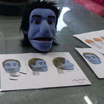 MASKOT | BLUE PUPPET